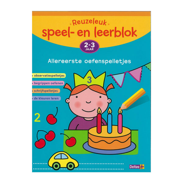 Reuzeleuk Speel En Leerblok Allereerste Oefenspelletjes 2 3 Jaar Printshop Easy Repro 